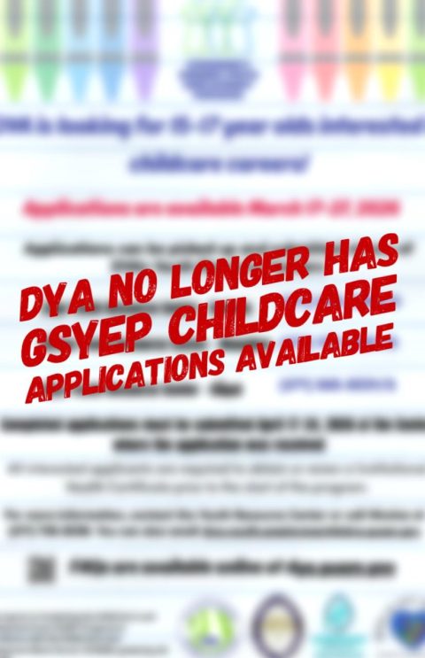 DYA | The Department of Youth Affairs